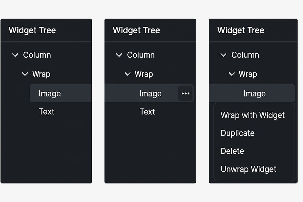 Beginner - cant find the three dots
