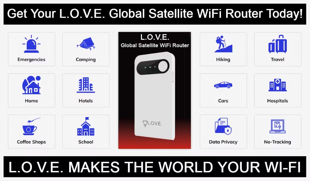 Introducing the L.O.V.E. Global Satellite WiFi Router (GSWR)