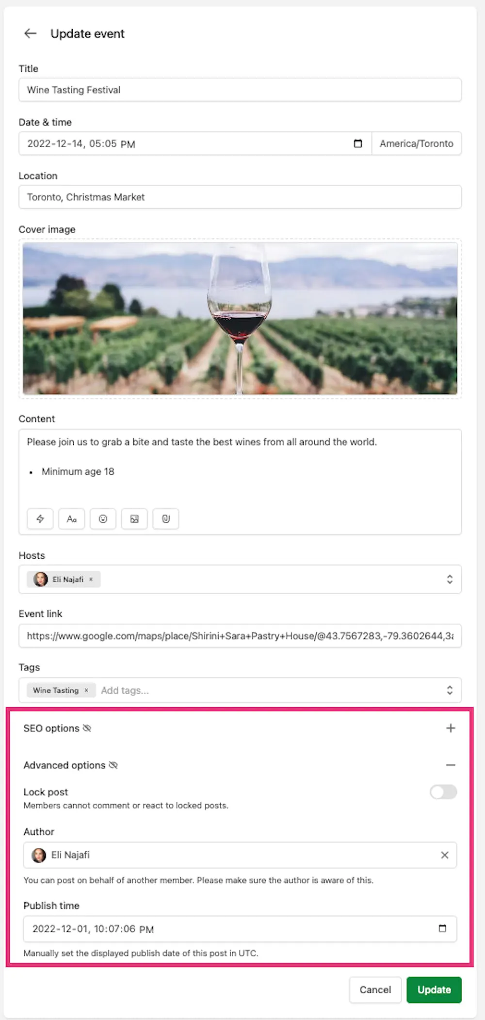 What are the default Post Types?
