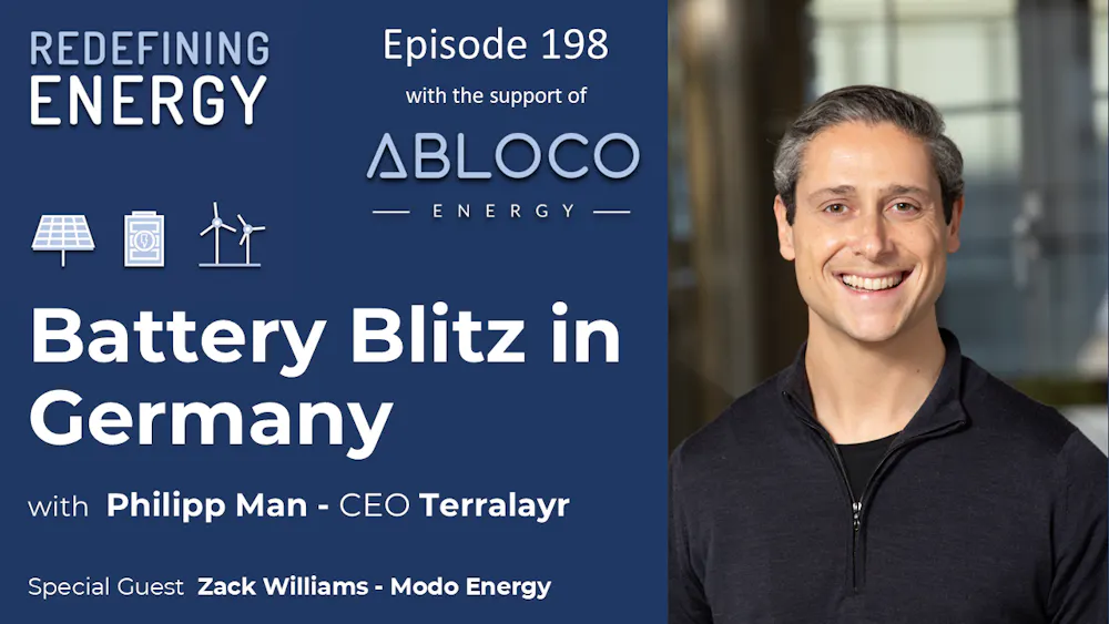 198. Battery Blitz in Germany - Redefining Energy podcast