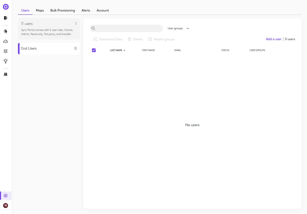 Flex Desk User Management