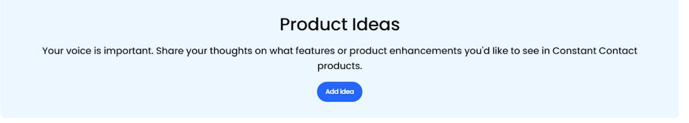 Getting Started with Product Ideas