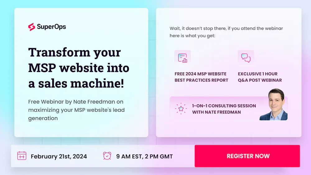 Transform your MSP website into a SALES MACHINE!