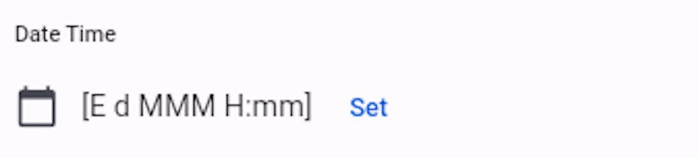 DateTime Picker on Textfield