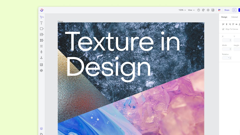 Creative Challenge: Using Texture in Design
