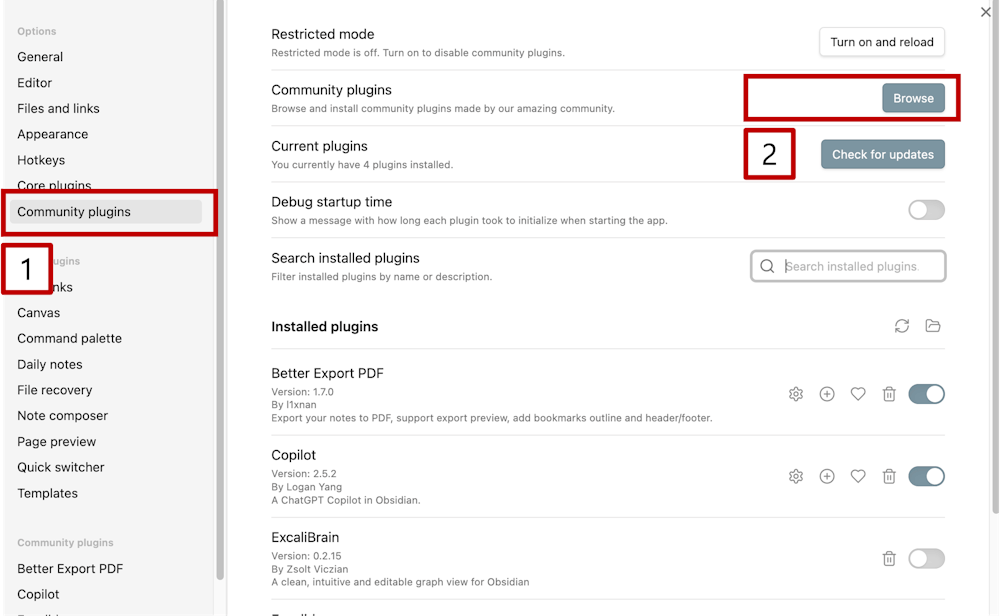 아이디어 시각화 - Obsidian의 Excalidraw 플러그인 설치 및 스크립트 엔진 활용 방법