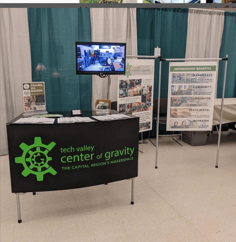 The Tech Valley Center of Gravity makerspace built...