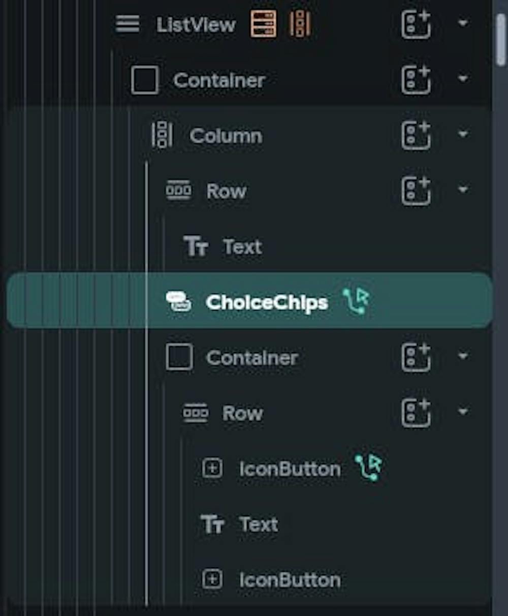 ChoiceChips in list with dynamic children