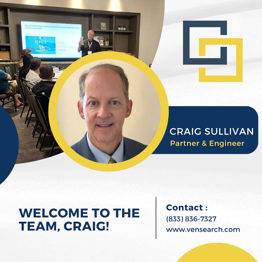 We are excited to announce that Craig Sullivan has joined the VENSEARCH ...