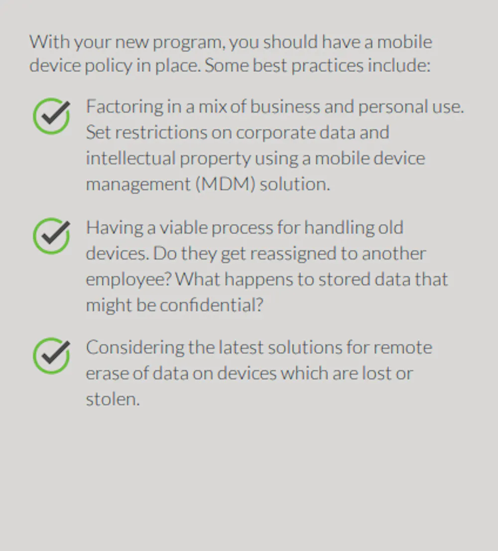 Public Administration - Building a Device Choice Program