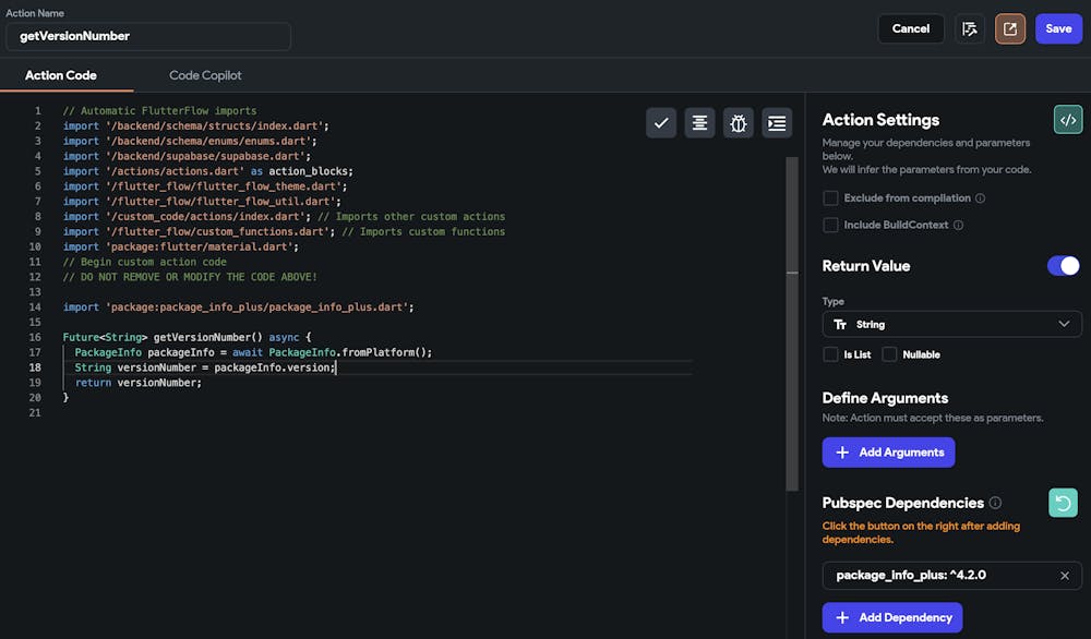Dynamic App Version Number