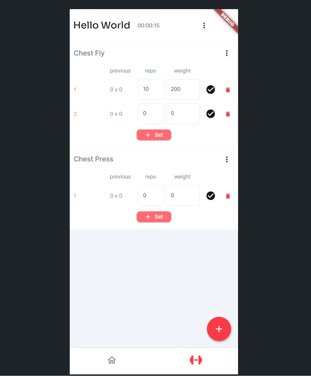Creating a list of dynamic textfields with action parameters