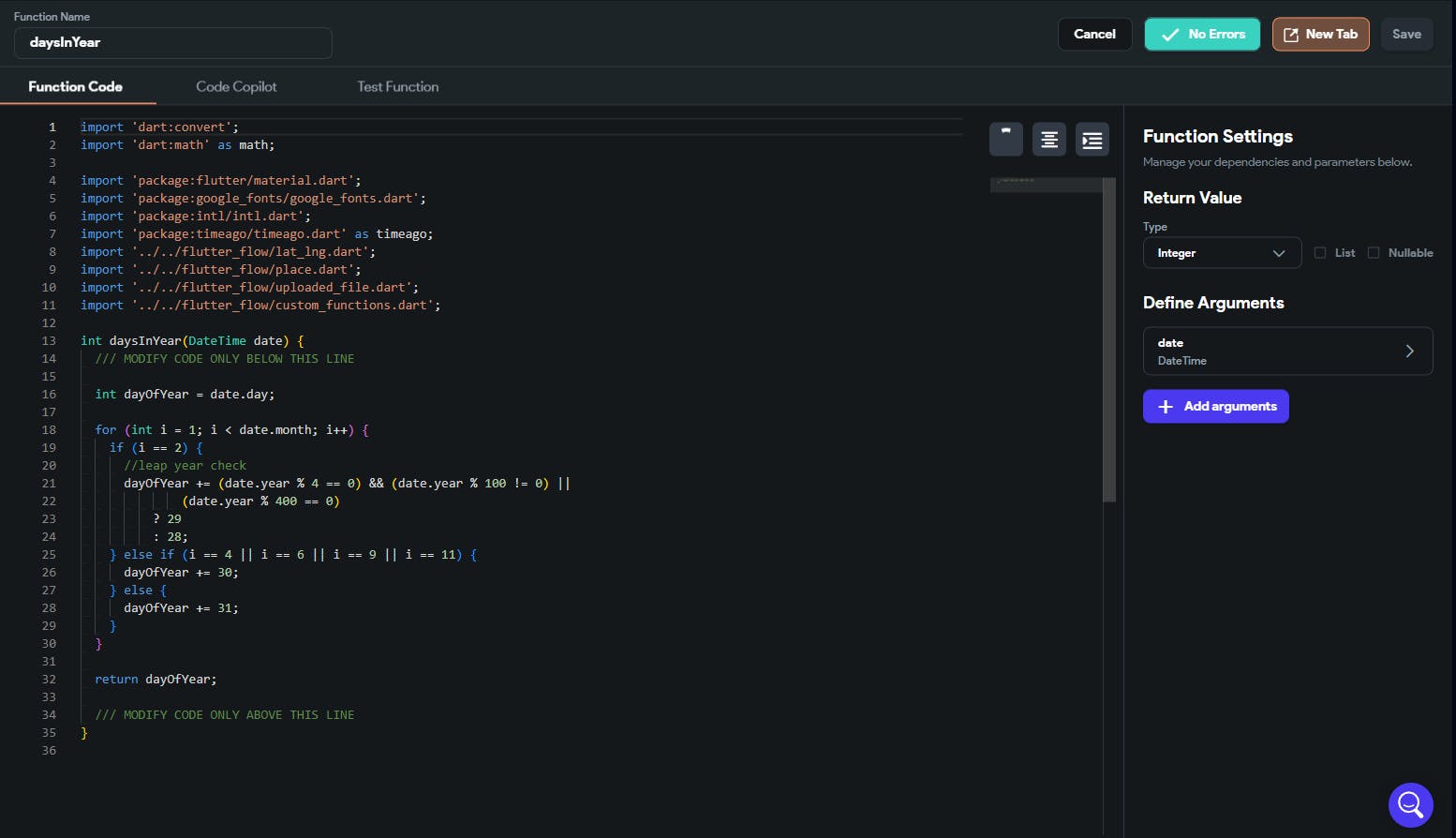 Custom Function to calculate the days passed 📅🗓