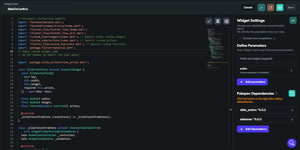 Slide To Confirm Widget