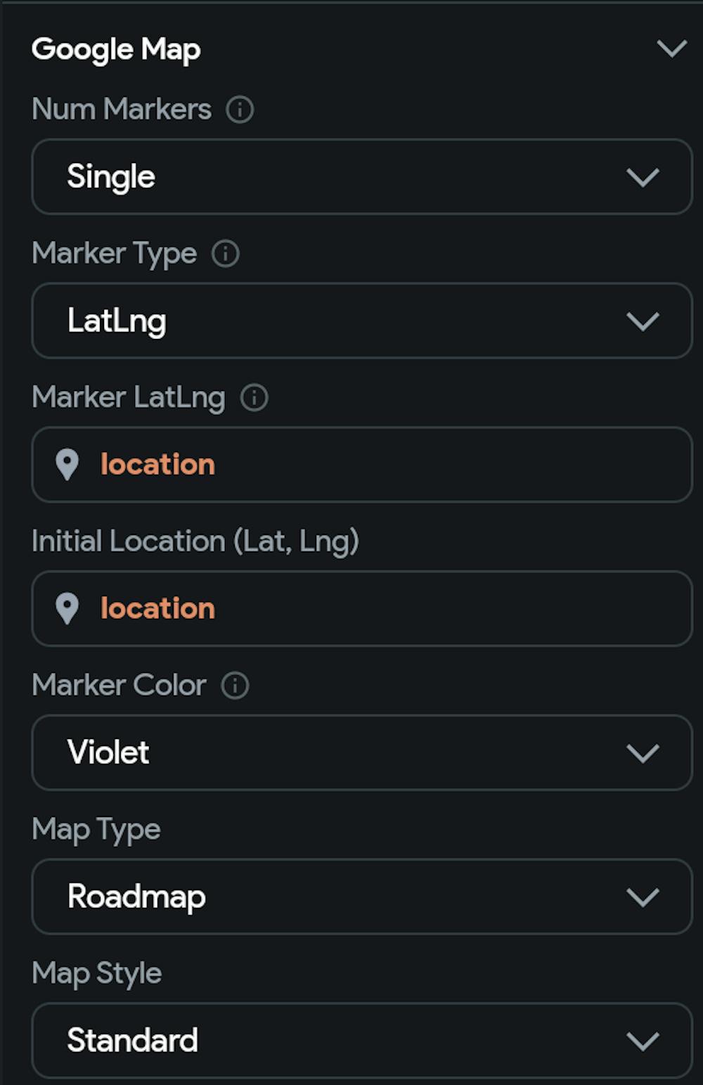 Multiple markers for Google Maps widget