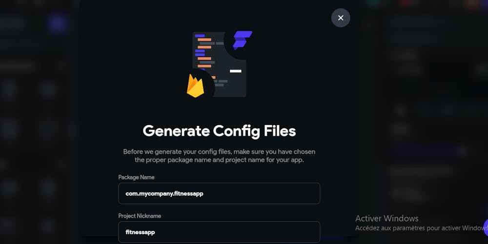 Why can't I see the button to generate configuration files?