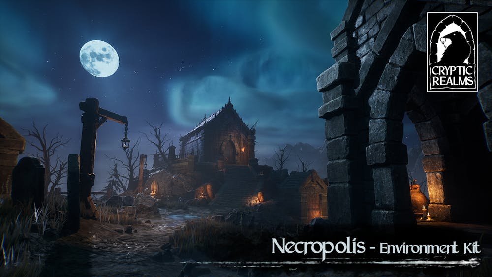 [Unreal Engine/Unity] (Game Dev Asset) Necropolis - Graveyard Kit [Free]