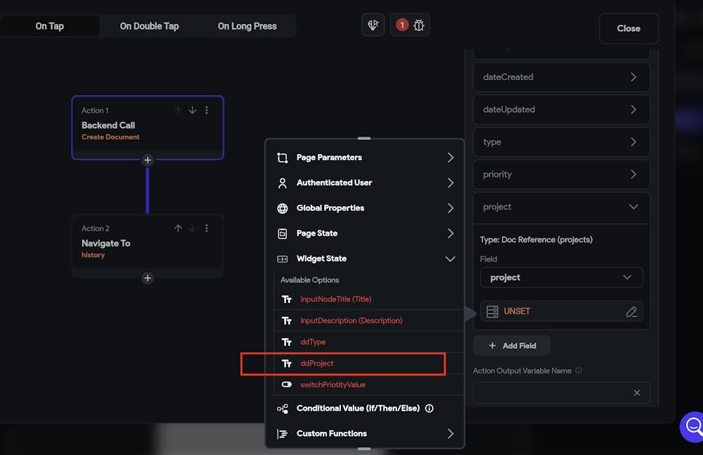 (SOLVED) How to Retrieve Document Reference for Selected Item in Dynamic Dropdown