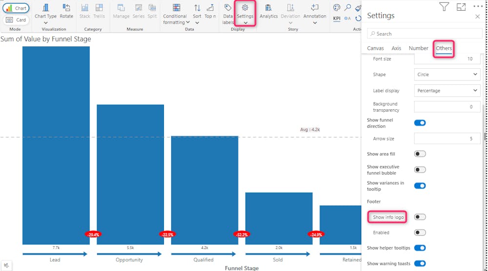 How to find the Inforiver version used in the report?