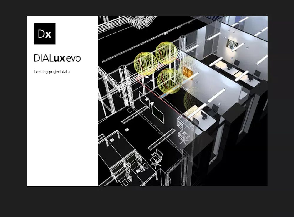 Dialux v 11 get stuck when try to open a project.