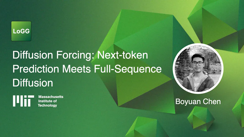 Diffusion Forcing: Next-token Prediction Meets Full-Sequence Diffusion