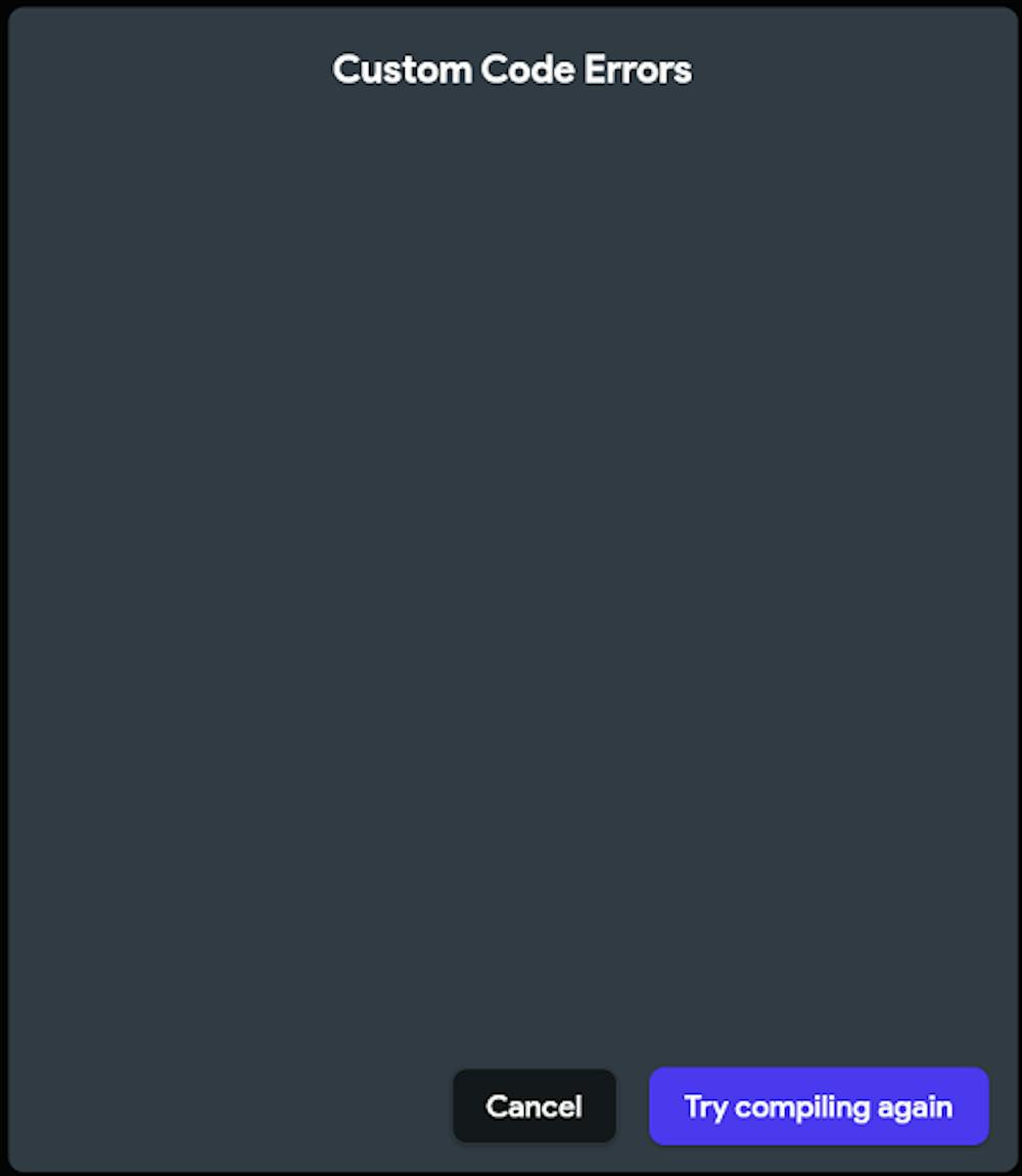 Cannot Create Custom Widget