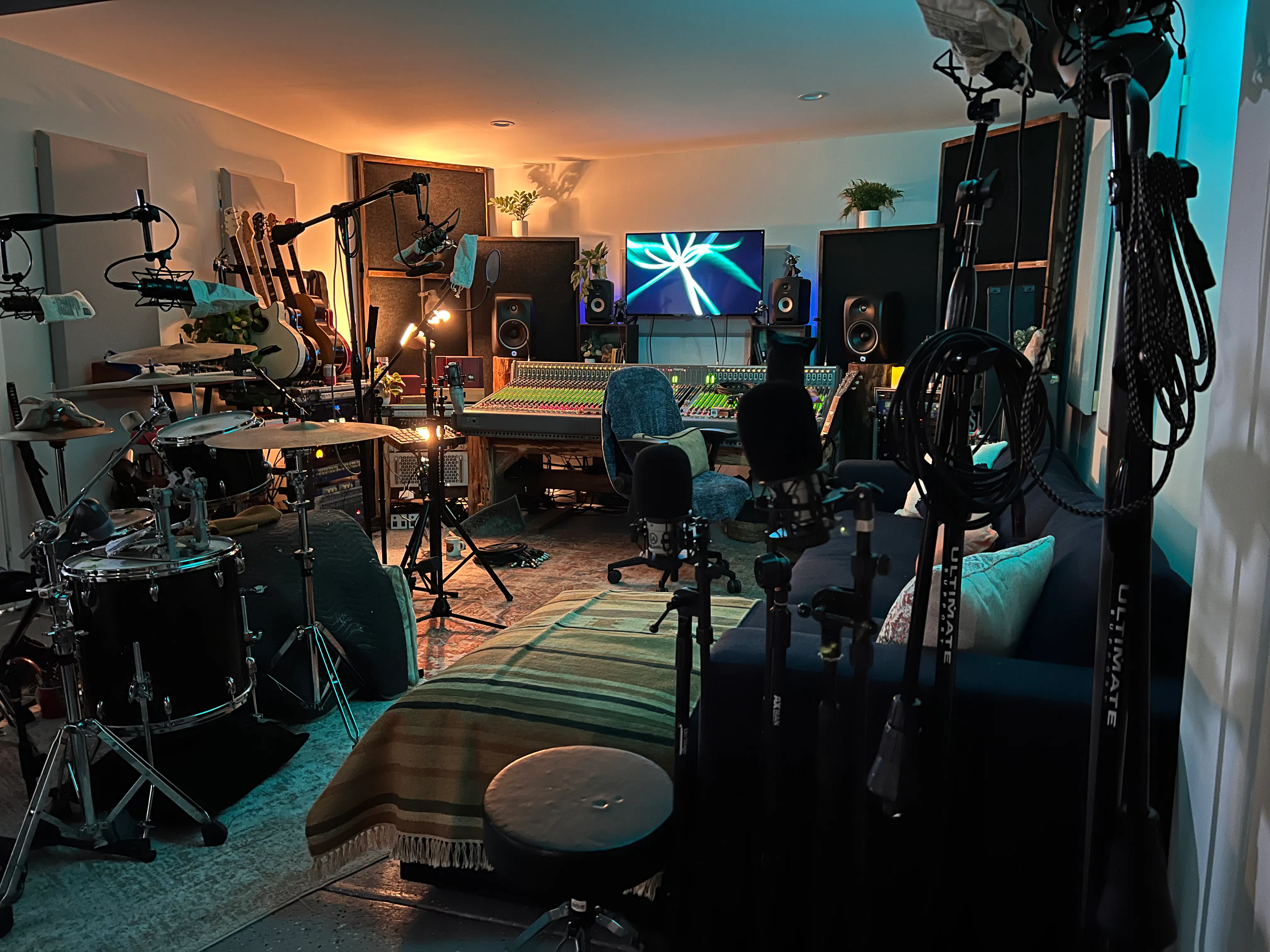 Mix room set up!