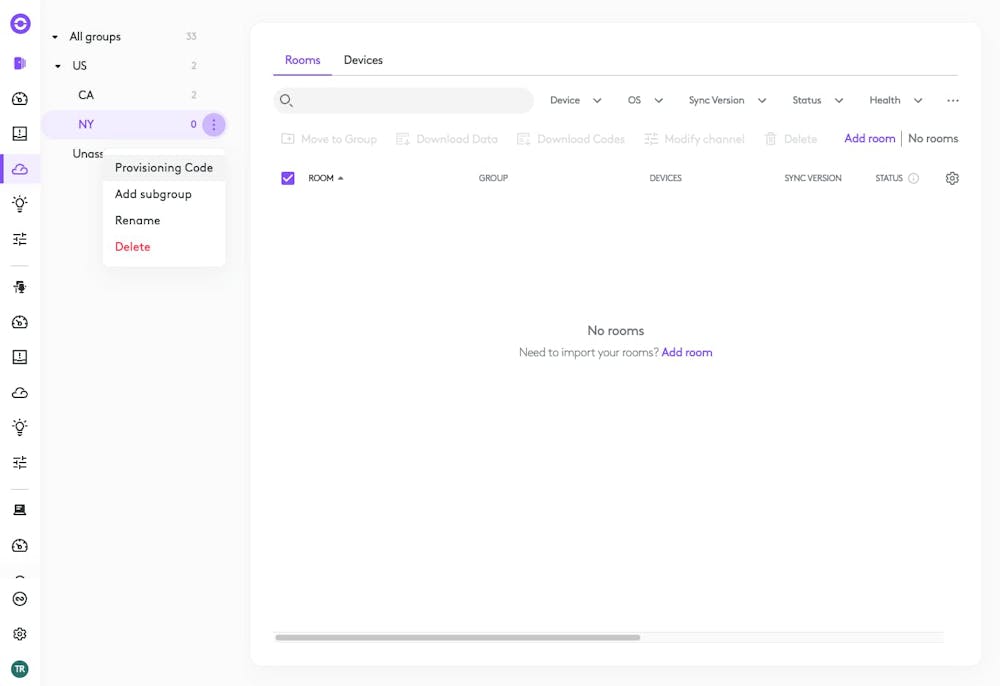 Group Provisioning Codes - Logitech Sync Guides