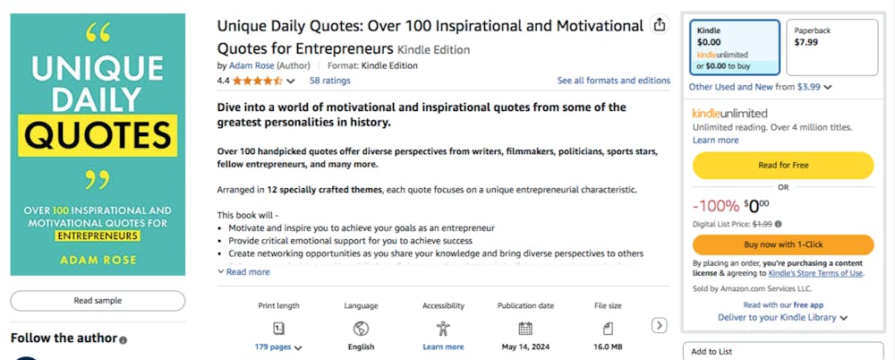 Free Unique Daily Quotes: Over 100 Inspirational and Motivational ...