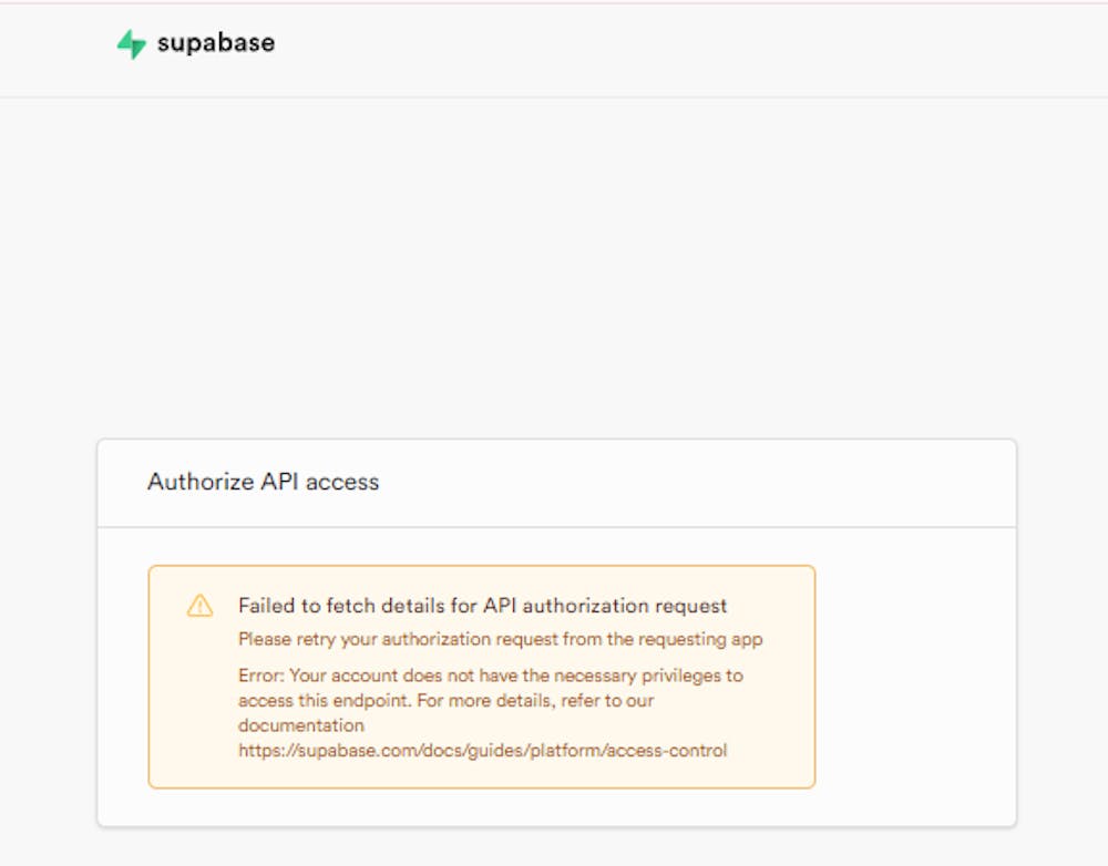 error linking resend with supabase