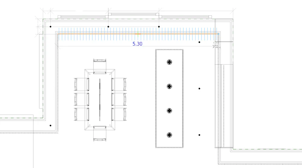 Simple solution for LED lines & LED strips in DIALUX