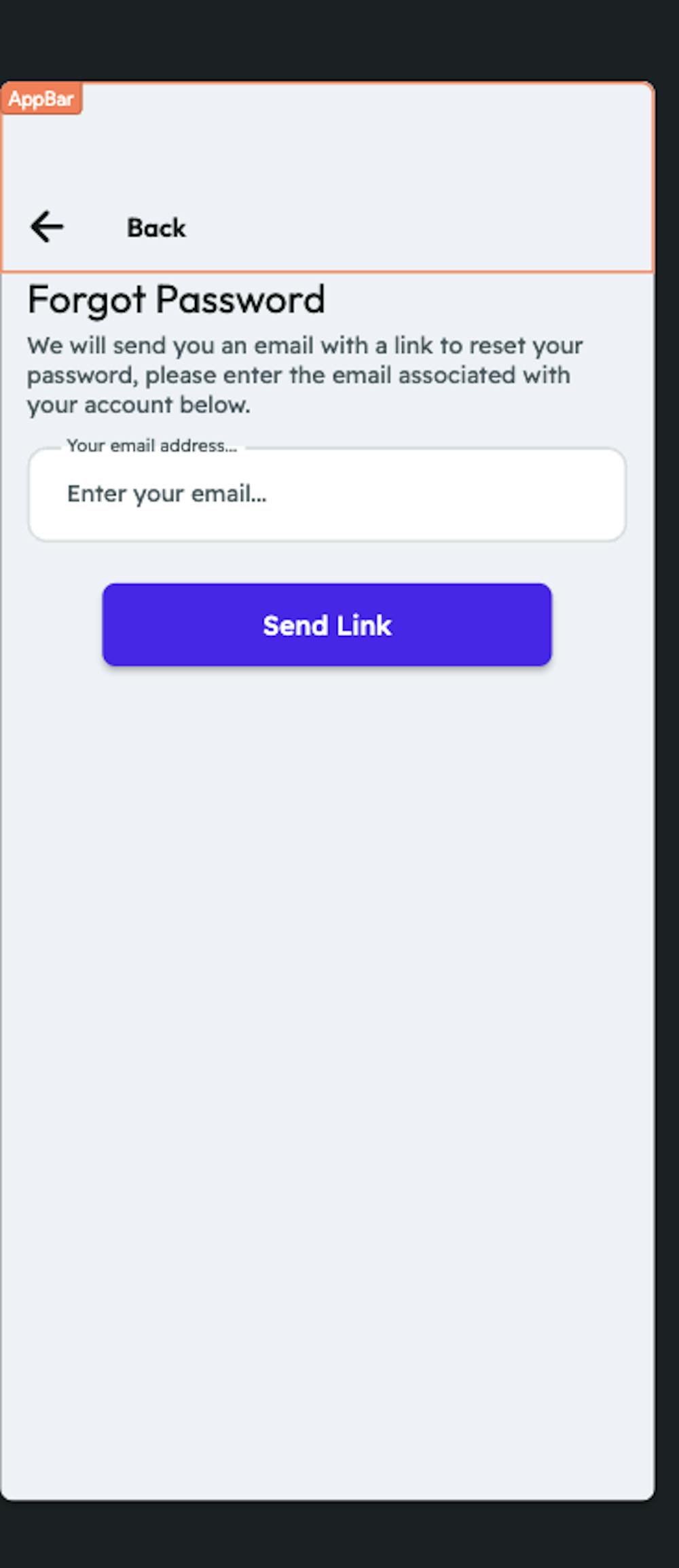 Supabase FlutterFlow Password reset flow