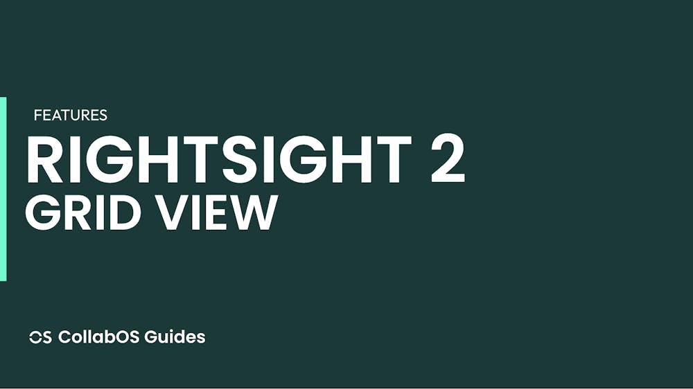 CollabOS Guides: RightSight 2 Grid View & Subtiling
