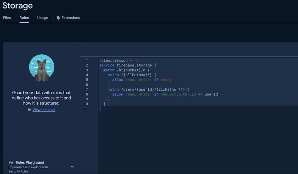 Accessing Firebase Storage Items In App 