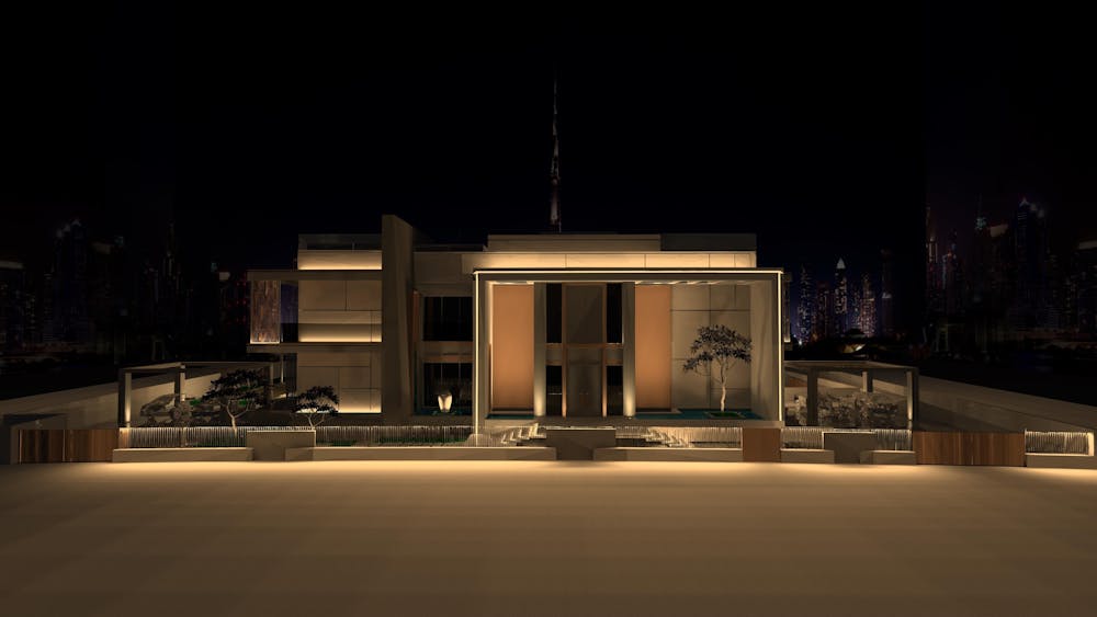 VILLA FACADE LIGHTING -DX evo RENDER