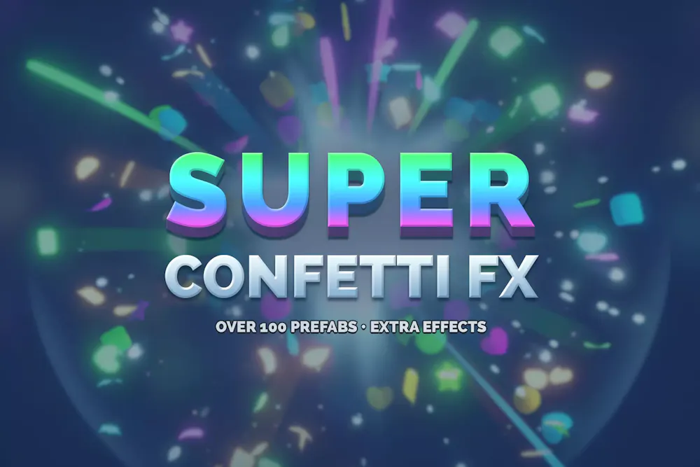 [Unity] (Game Dev Asset) Super Confetti FX [Free]