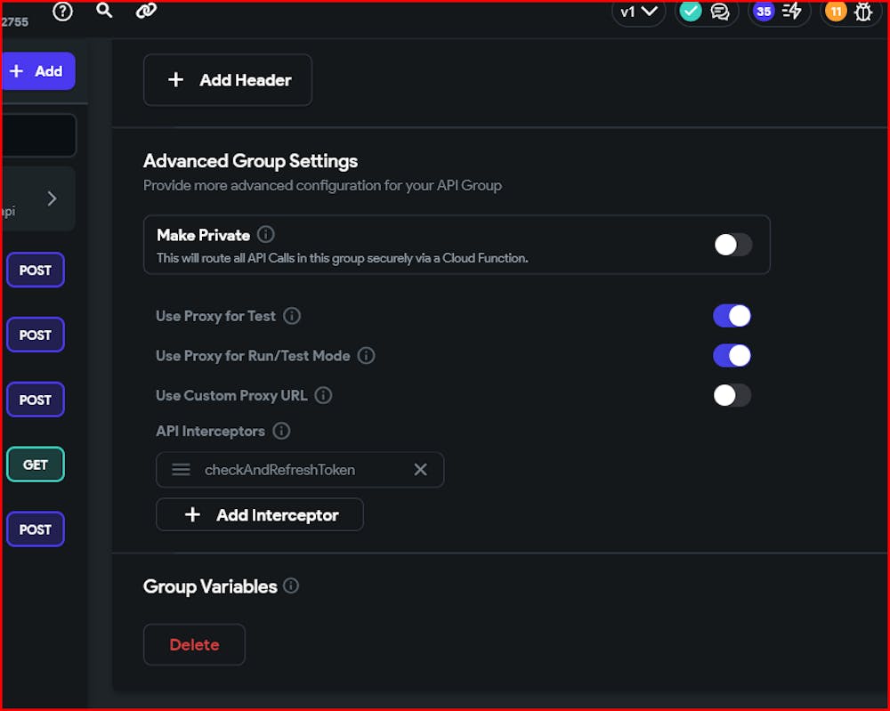 Implement refresh token logic with custom authentication.