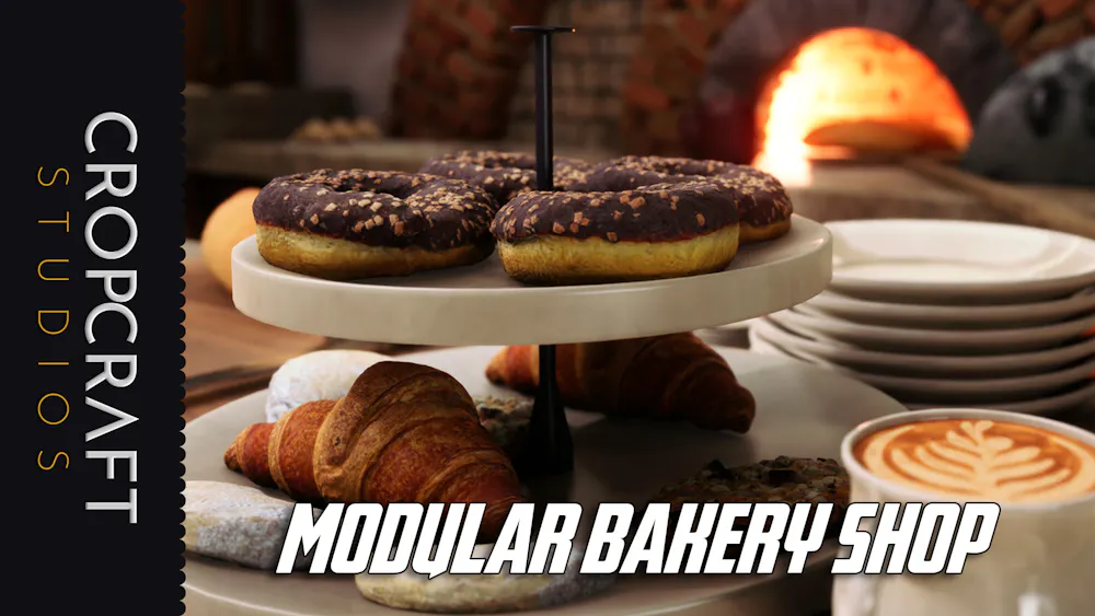 [Unreal Engine] (Game Dev Asset) Modular Bakery Shop [Free]