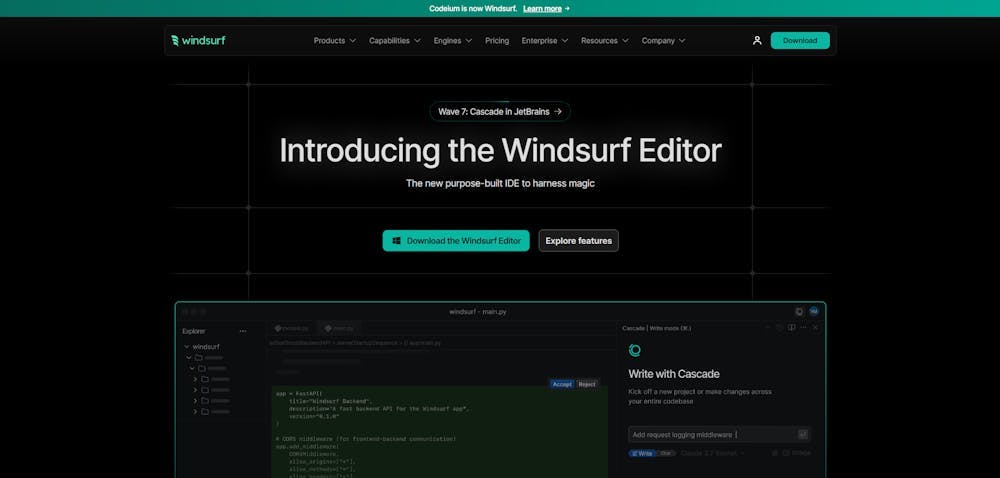 Windsurf (formerly Codeium)
