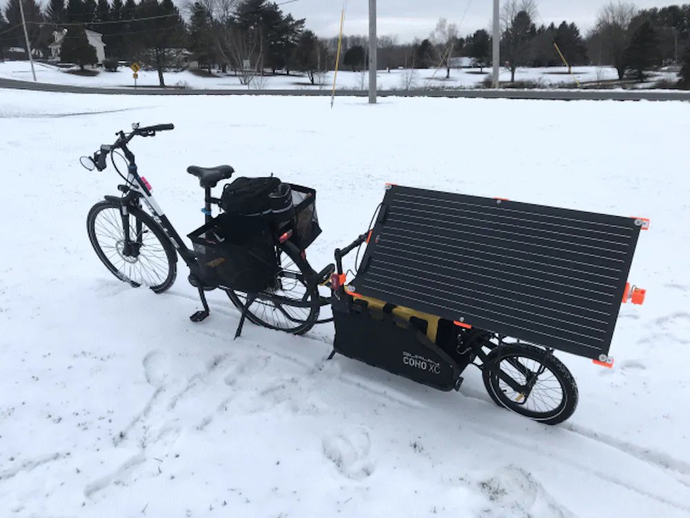 Here's V2 of my solar bike trailer. We plan on doi...