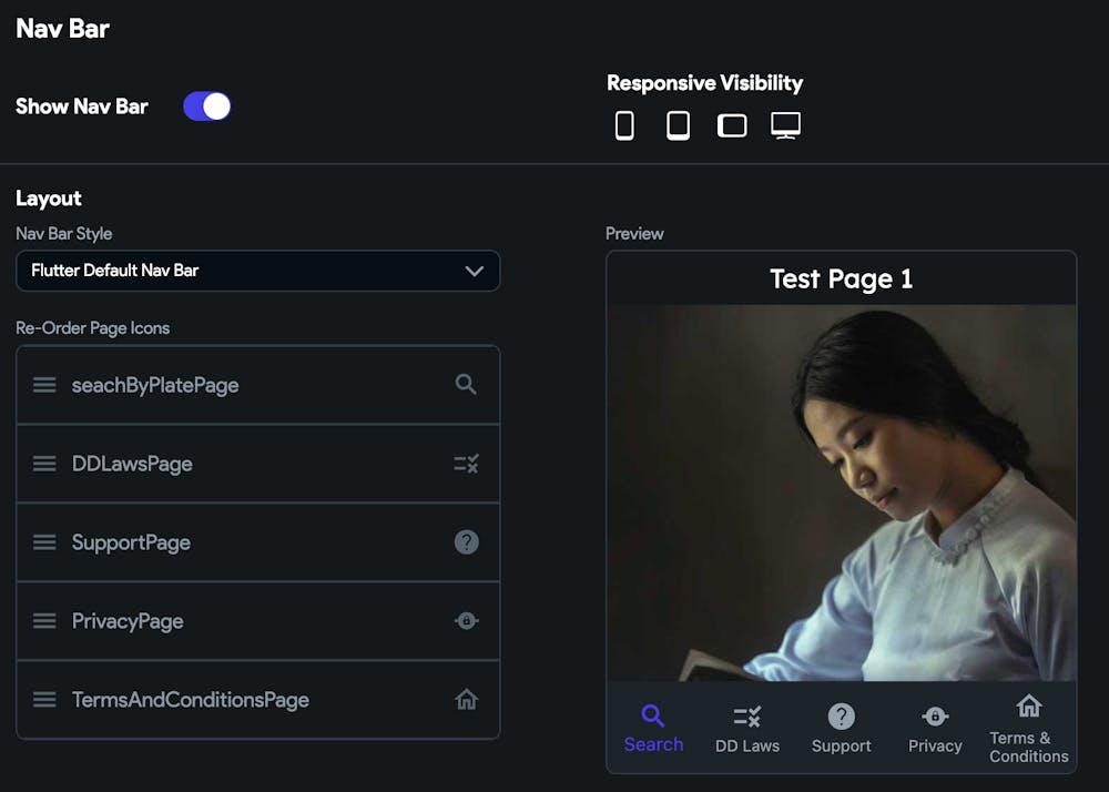 Bottom Nav Bar Doesn't Show in Production Deployment Mode