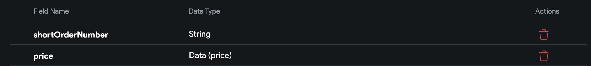 Retrieving data type in collection