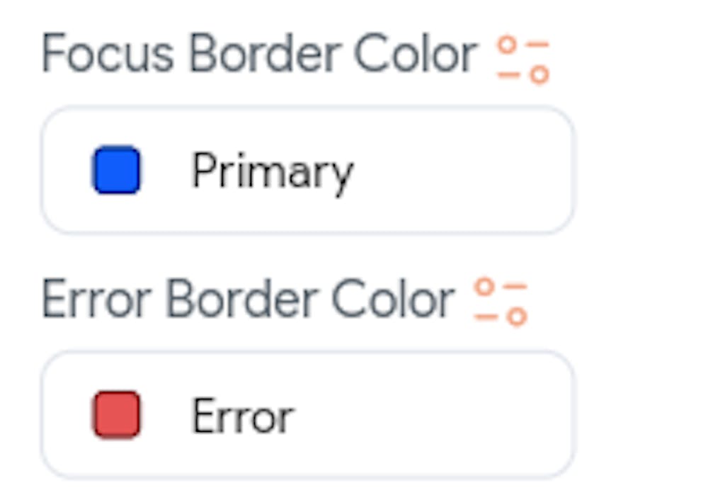 Text field error state