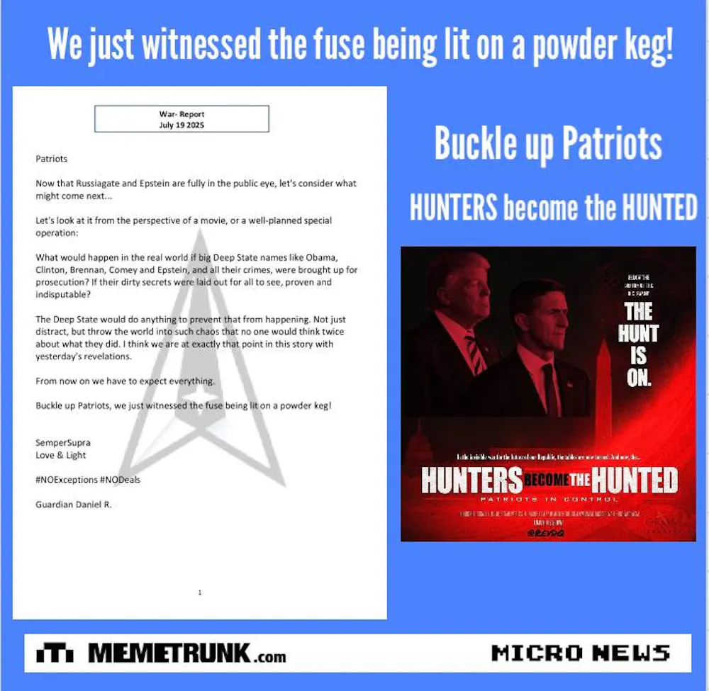 The fuse to the powder keg has just been lit ⏰🧨🔥