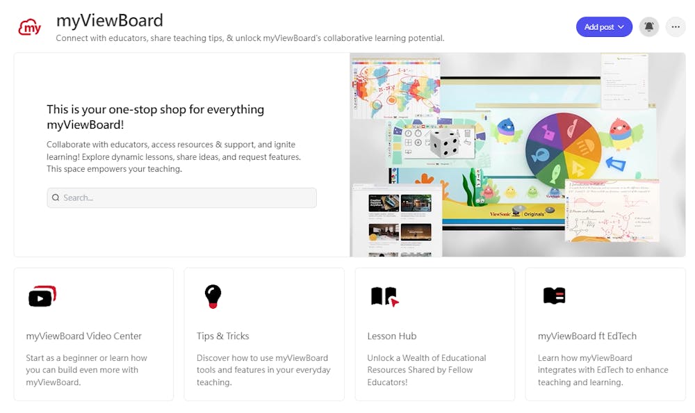 myViewBoard Product Forum - Learn, Ask, Propose | ViewSonic