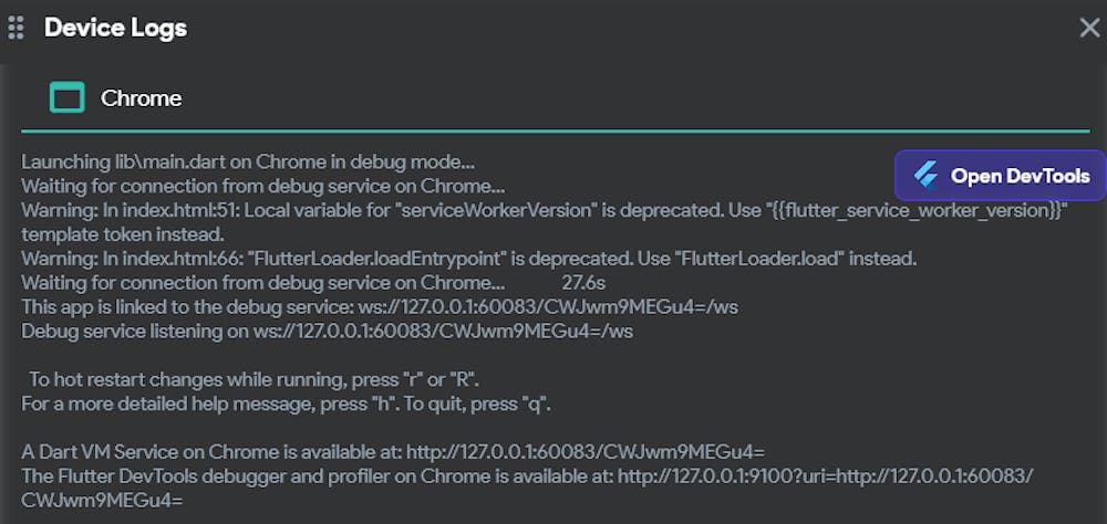 Local variable for serviceWorkerVersion is deprecated