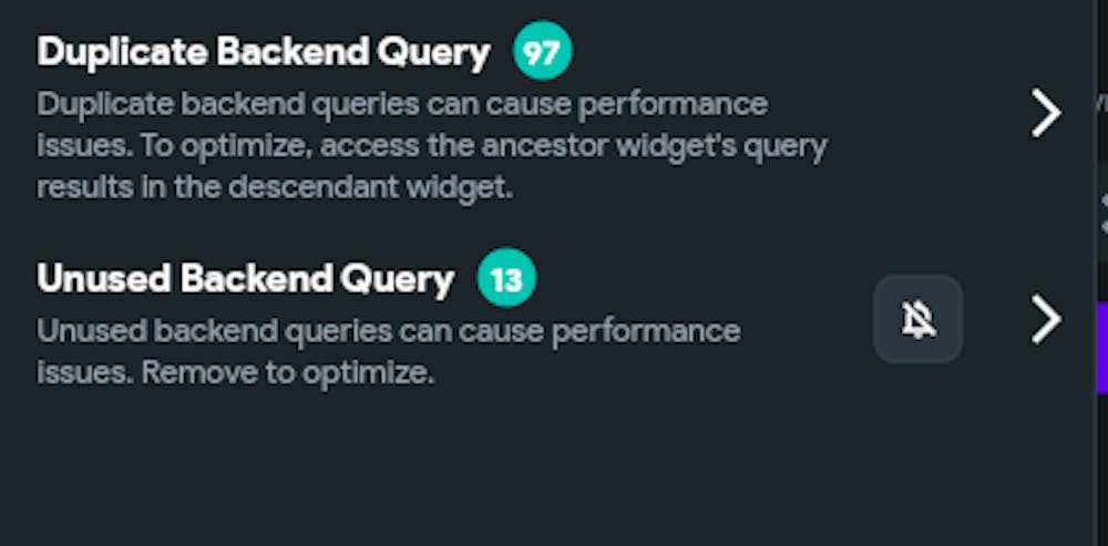 Can someone explain about the duplicate backend query and unused backend query