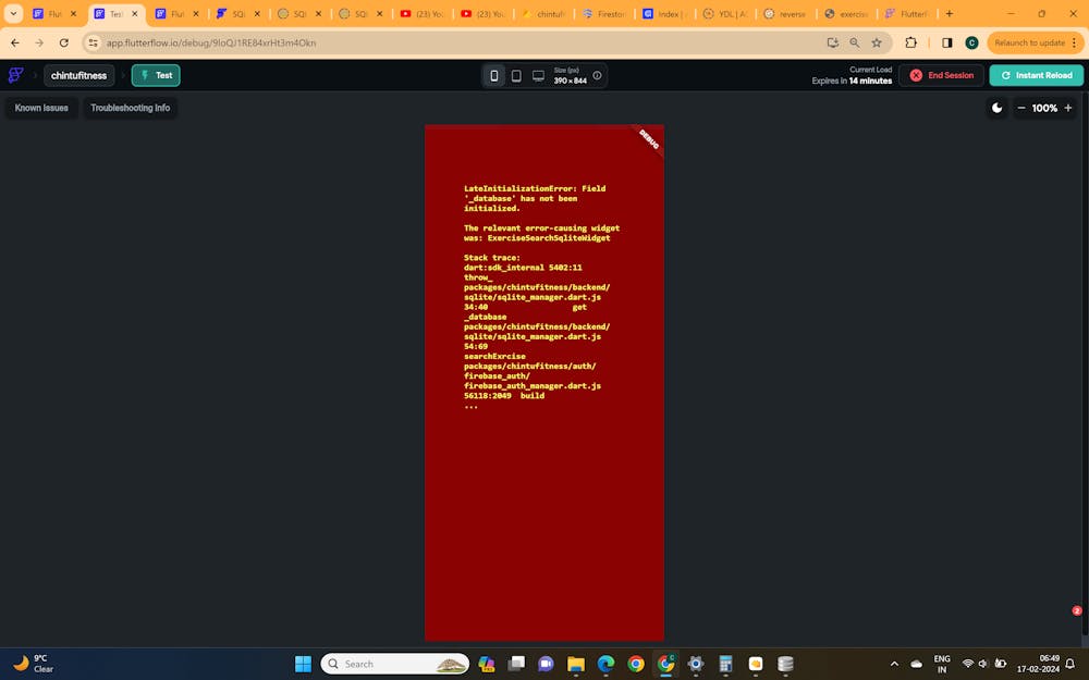 sqlite not working properly in my existing firebase project sqlite not working properly in my existing firebase project