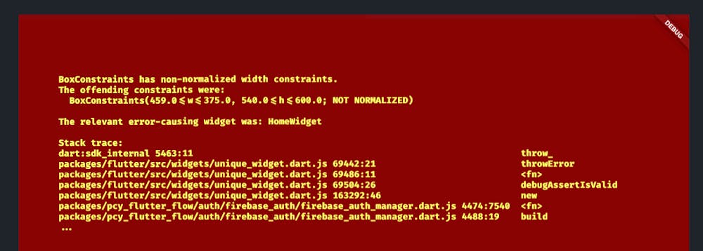 Box Constraints has non-normalized width constraints error