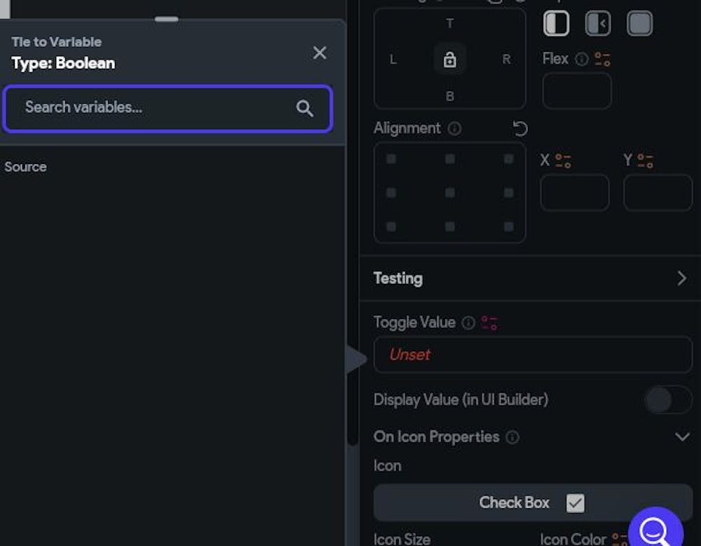 Cannot Bind Data to Toggle Icon